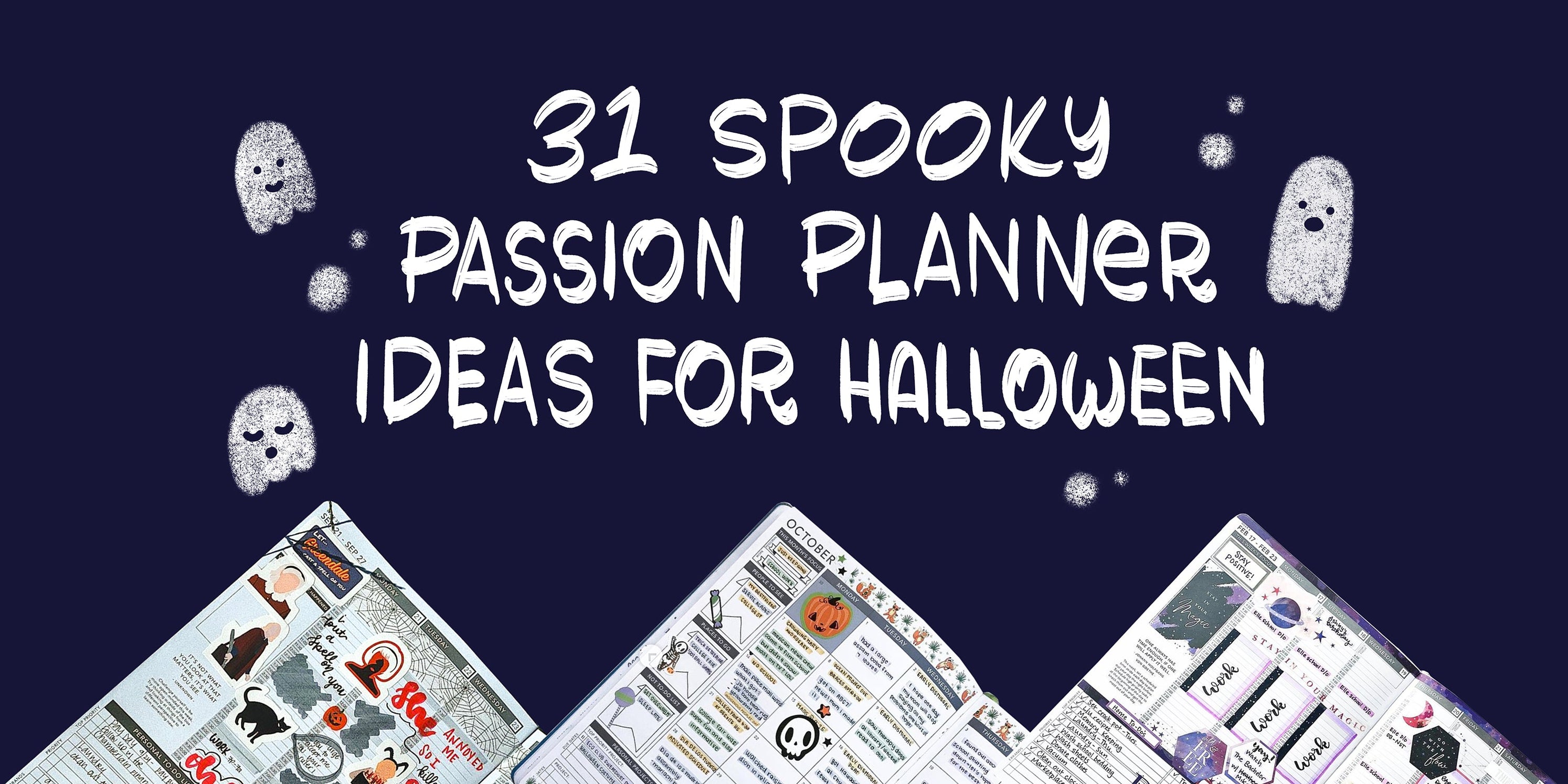 31 Spooky Passion Planner Ideas for Halloween