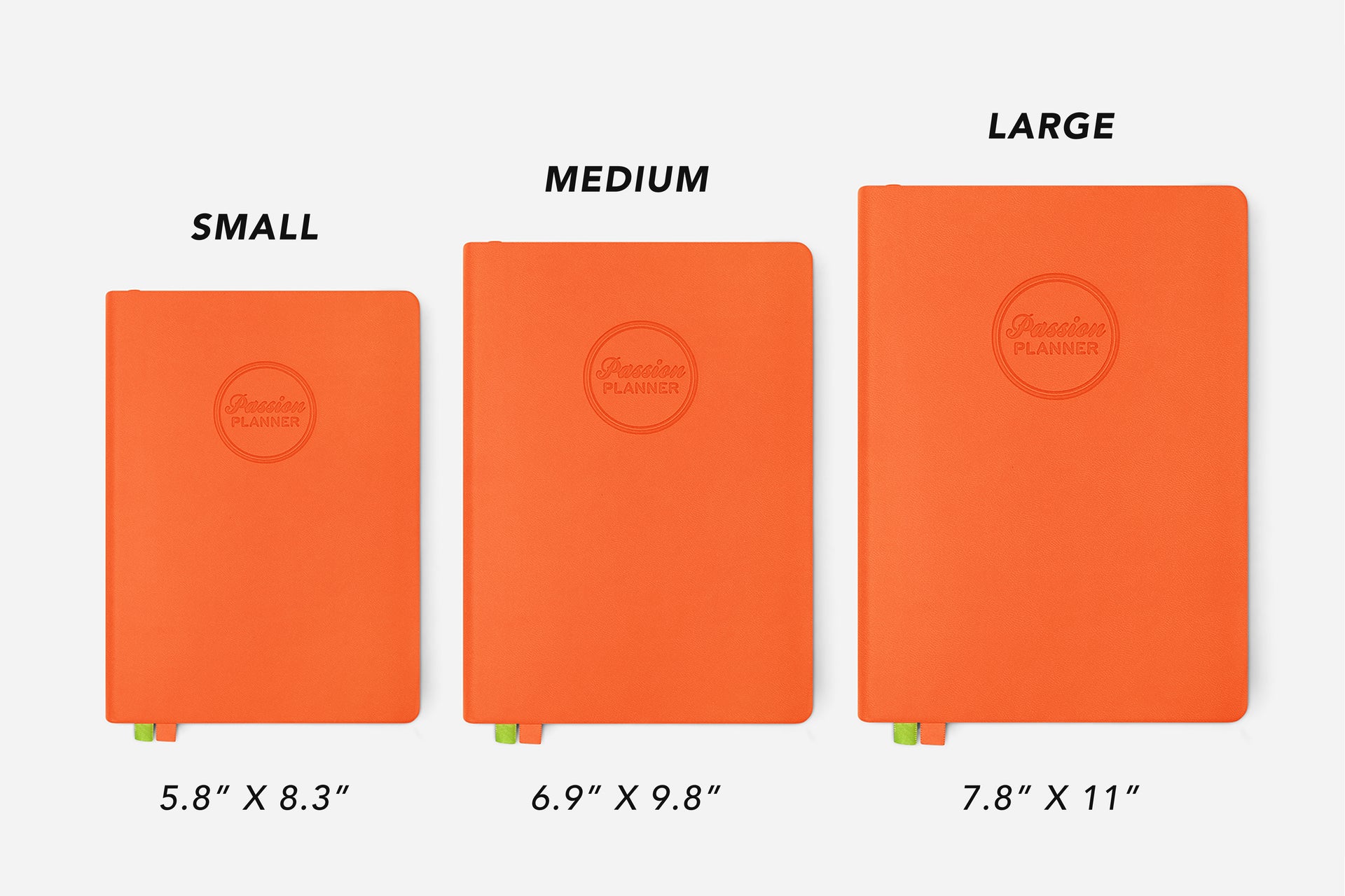 Weekly 2026 Planner | Tangerine Orange | Passion Planner