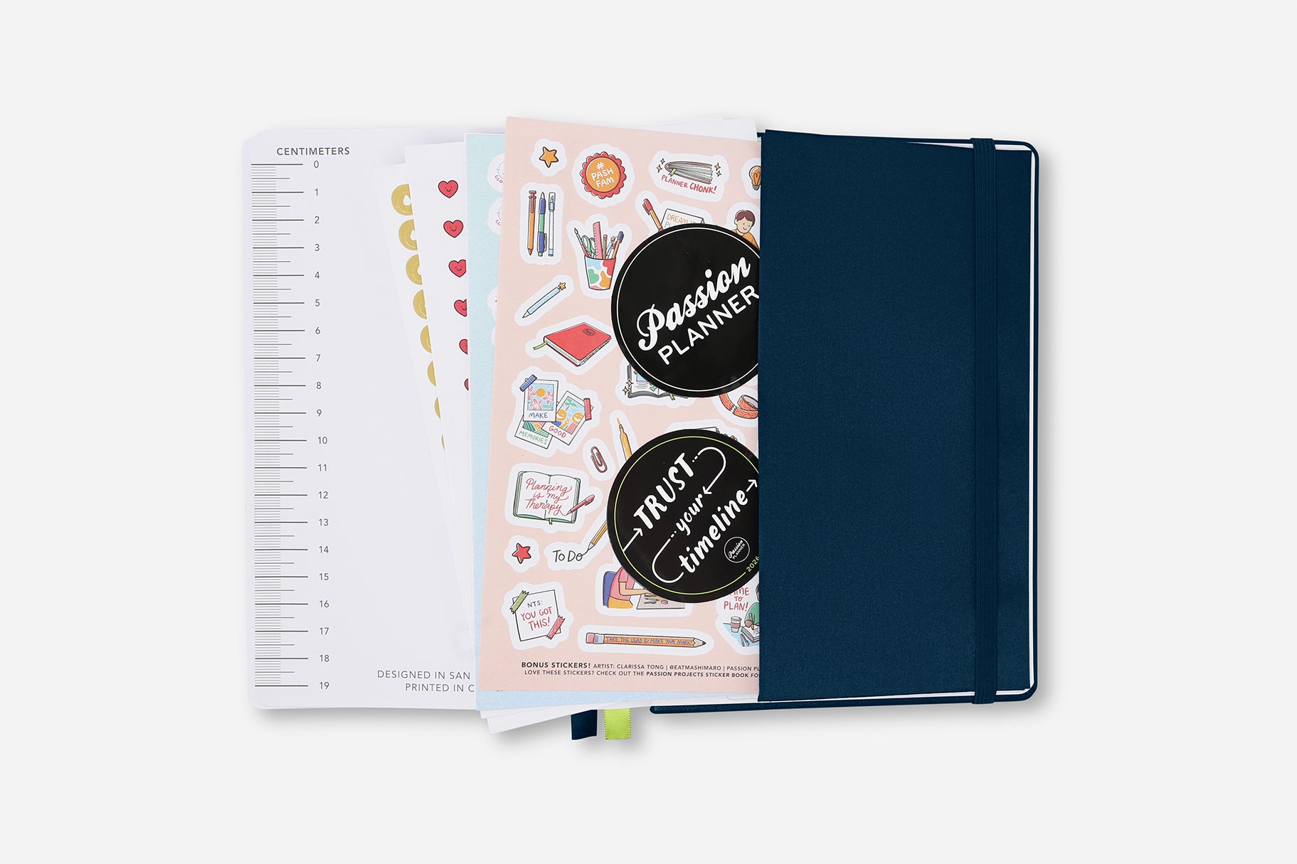 Weekly 2026 Planner | Sapphire Gilded Magic | Passion Planner