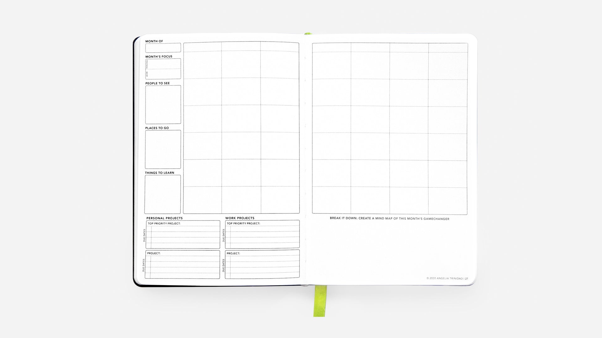 Daily Planner | Undated | Year of the Dragon Red | Passion Planner