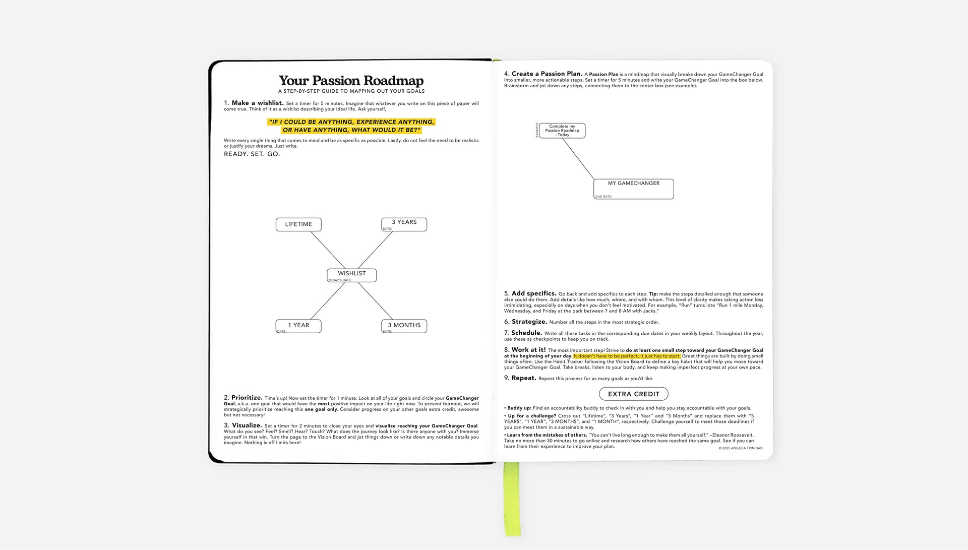 Weekly 2026 Planner | Ginkgo Green | Passion Planner