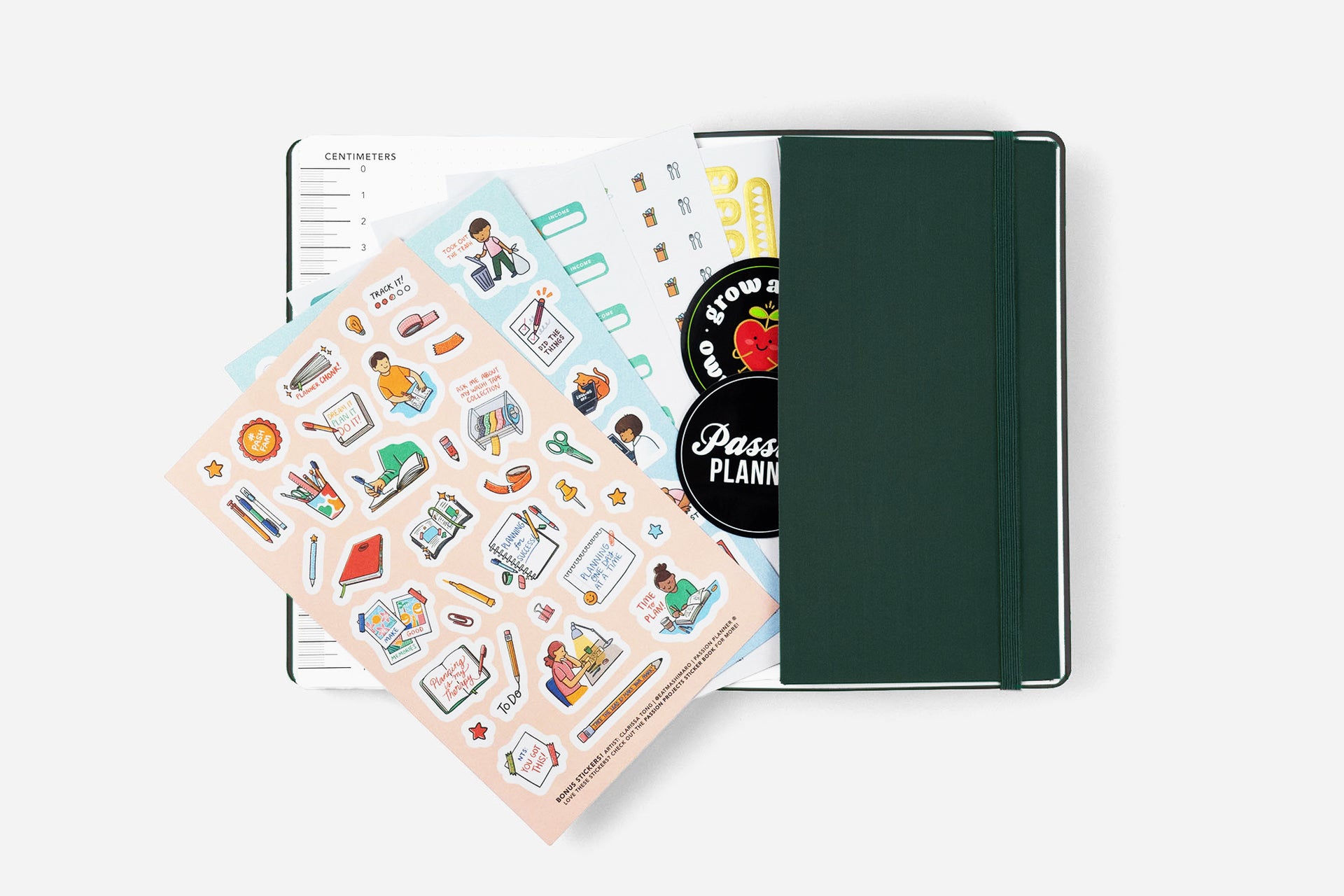 Daily Planner | Undated | Evergreen Gilded Magic | Passion Planner