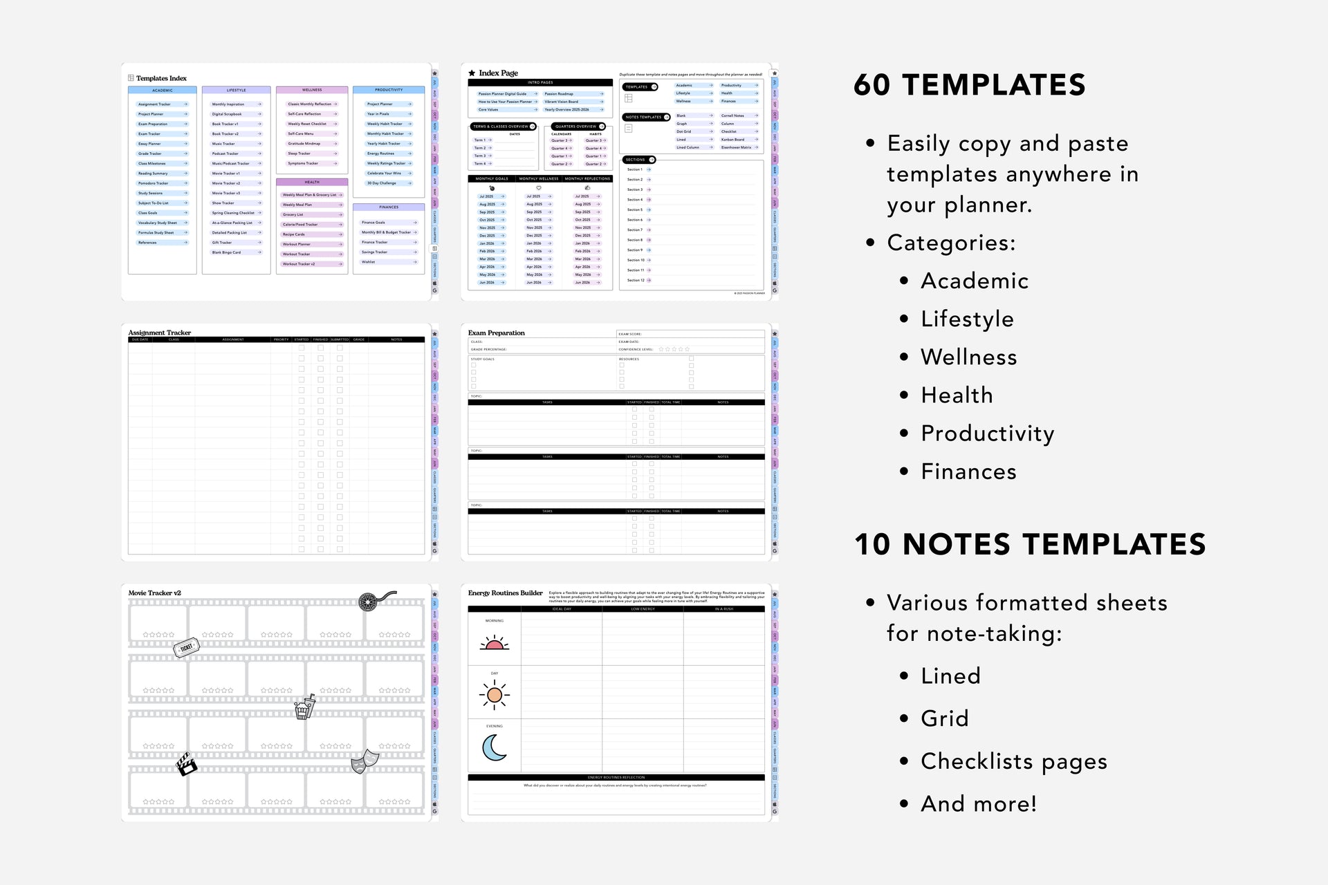 Digital Student Planner | 2025-2026 Weekly & Daily | Dreamy Dusk ...