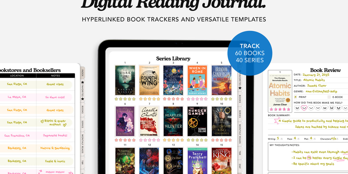 Digital Reading Journal | Passion Planner