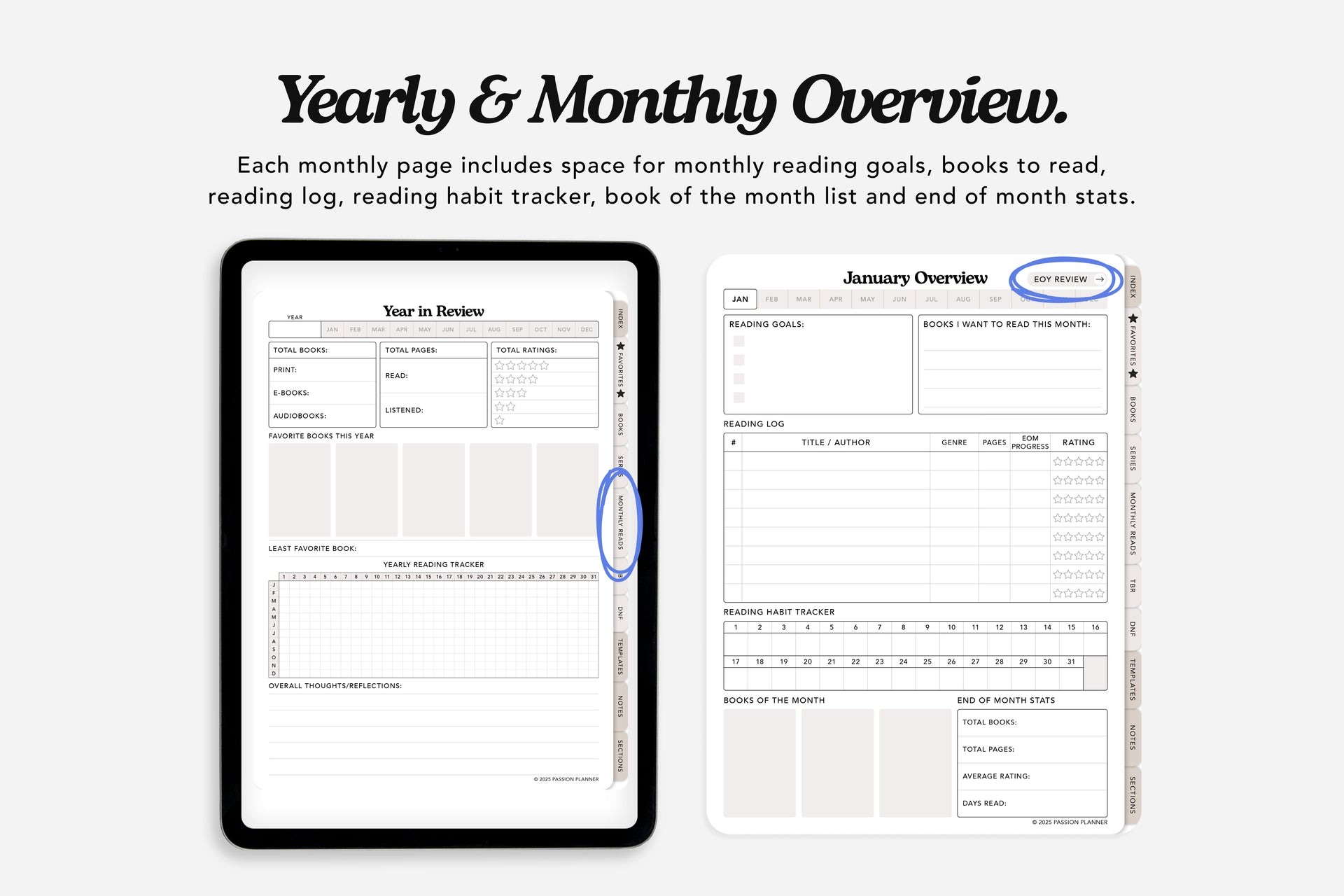 Digital Reading Journal | Passion Planner