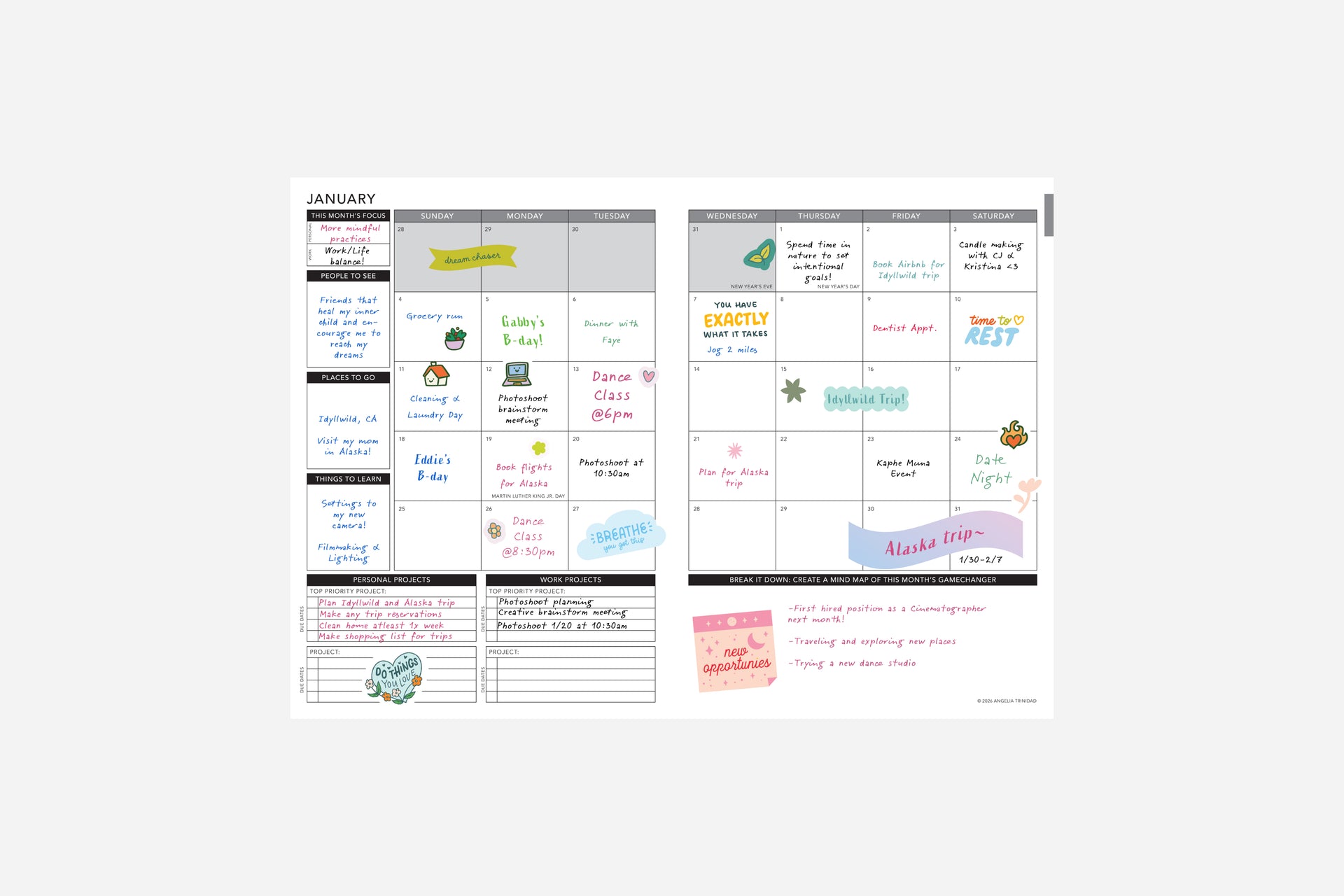 Weekly 2026 Planner PDF | Free Printable | Passion Planner