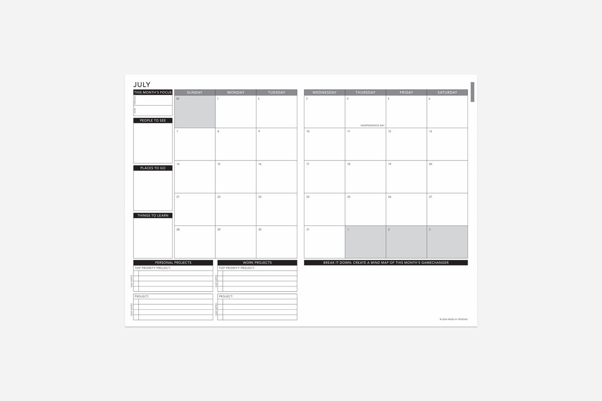 Weekly '25 - '26 Mid-Year Planner PDF | Free Printable | Passion Planner