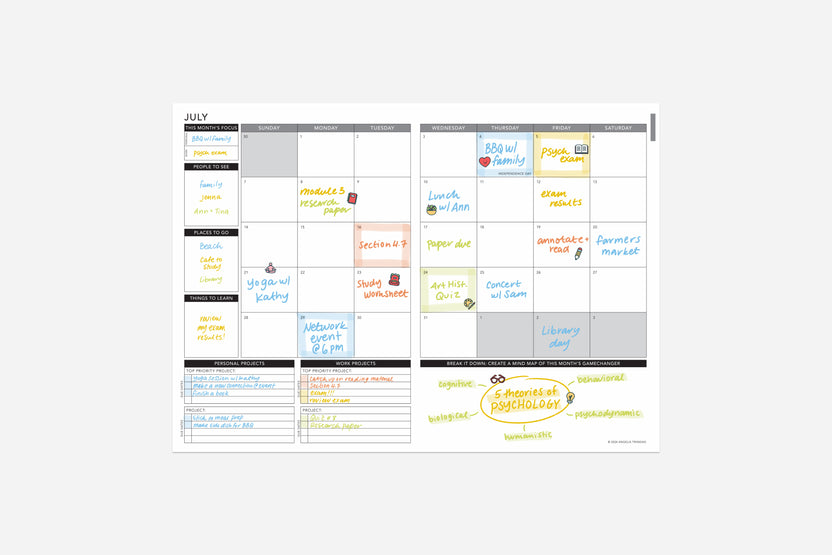 Weekly '25 - '26 Mid-Year Planner PDF | Free Printable | Passion Planner