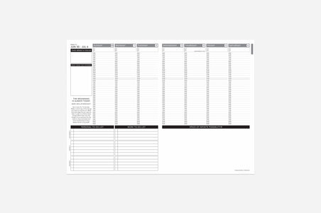 Weekly '24 - '25 Mid-Year Planner PDF | Free Printable | Passion Planner
