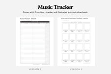 Movie, TV Show, Music, and Podcast Tracker PDF | Free Printable ...