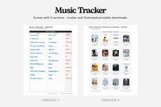 Movie, TV Show, Music, and Podcast Tracker PDF | Free Printable ...