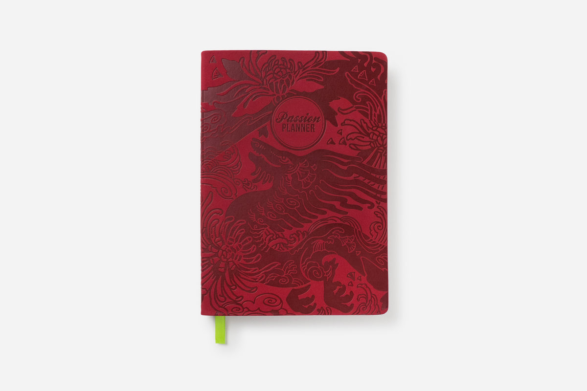 Daily Planner | Undated | Year of the Dragon Red | Passion Planner