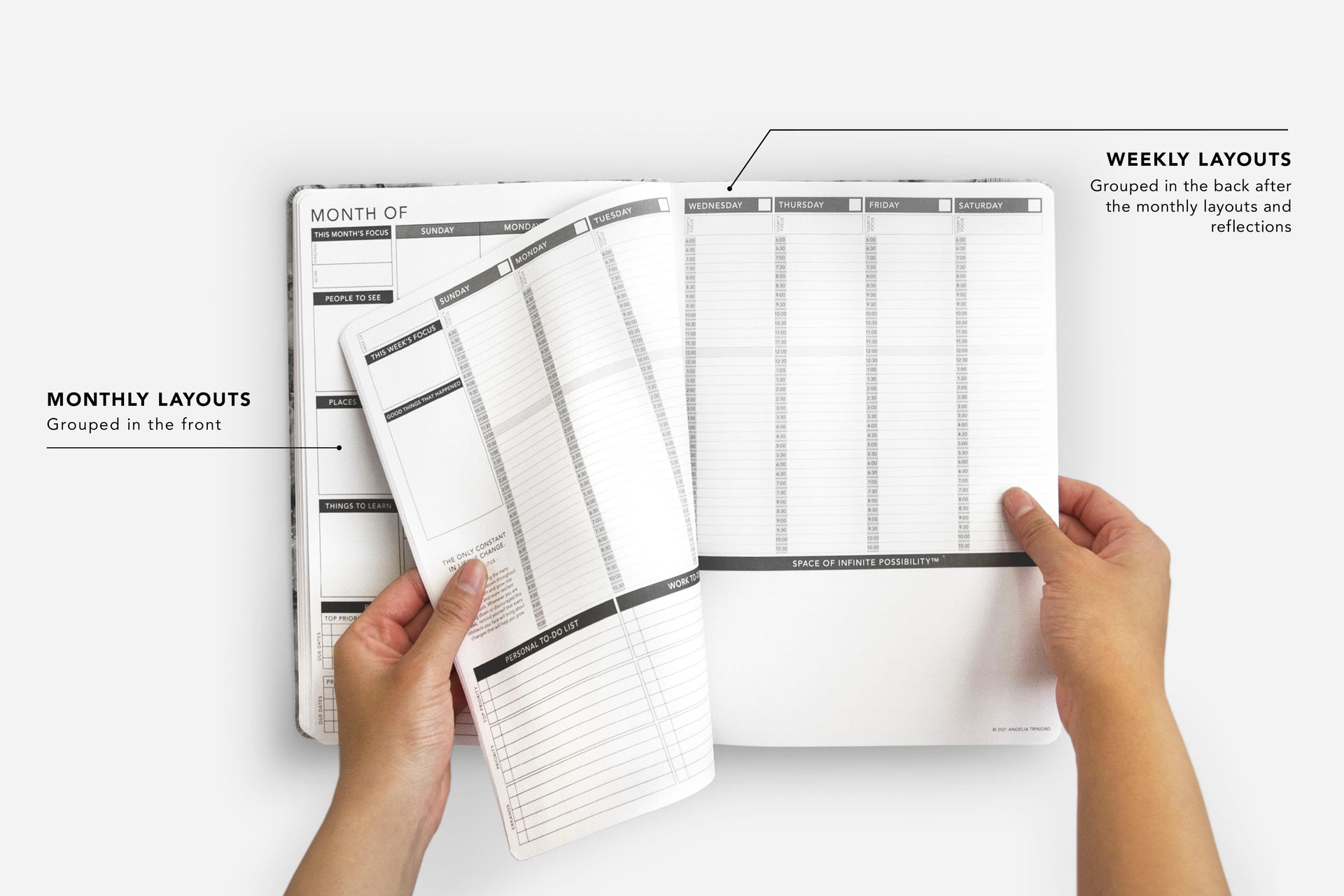 Weekly Undated Planner | Elite Black | Passion Planner