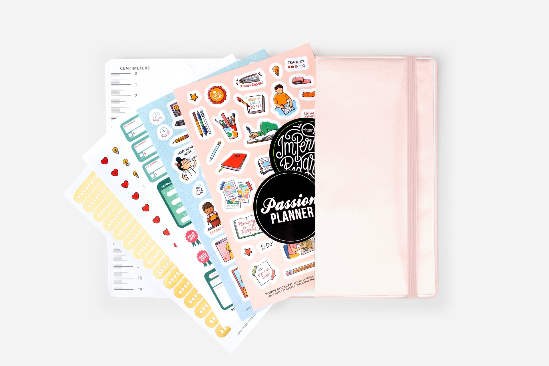 Weekly Undated Planner | Sakura Rose Gold Melody | Passion Planner