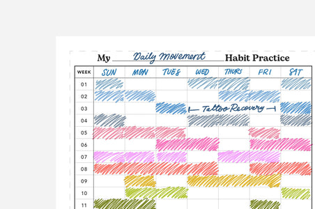52-Week Habit Tracker | Free Printable | Passion Planner