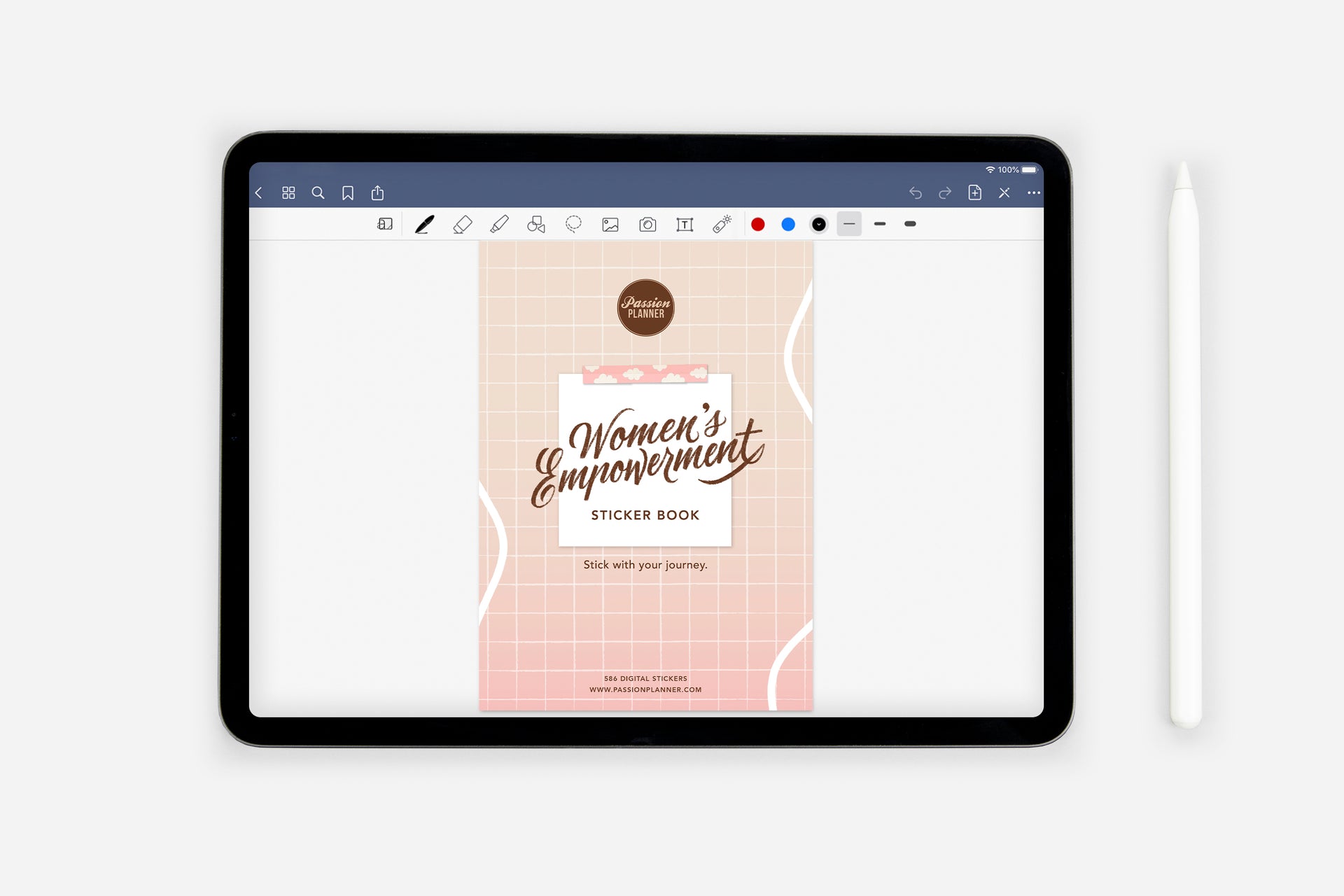 Digital Women's Empowerment Sticker Book | Passion Planner