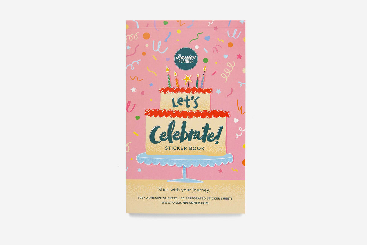 Let's Celebrate! Sticker Book — Passion Planner