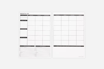 1 Month Undated Planner PDF | Free Printable | Passion Planner