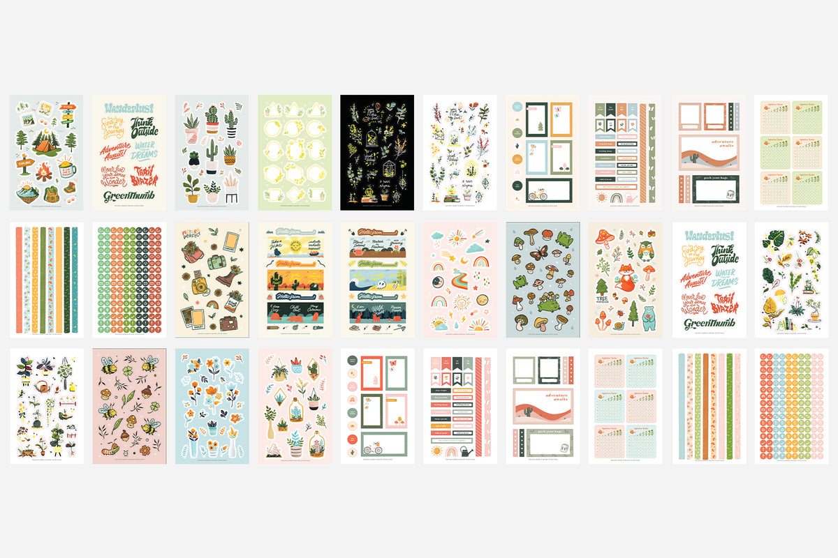 Nature Sticker Book | Passion Planner