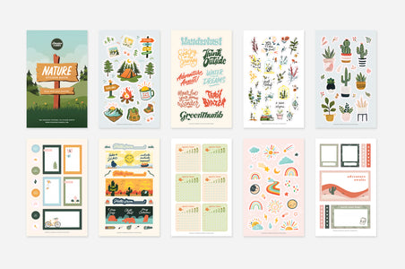 Digital Nature Sticker Book | Passion Planner