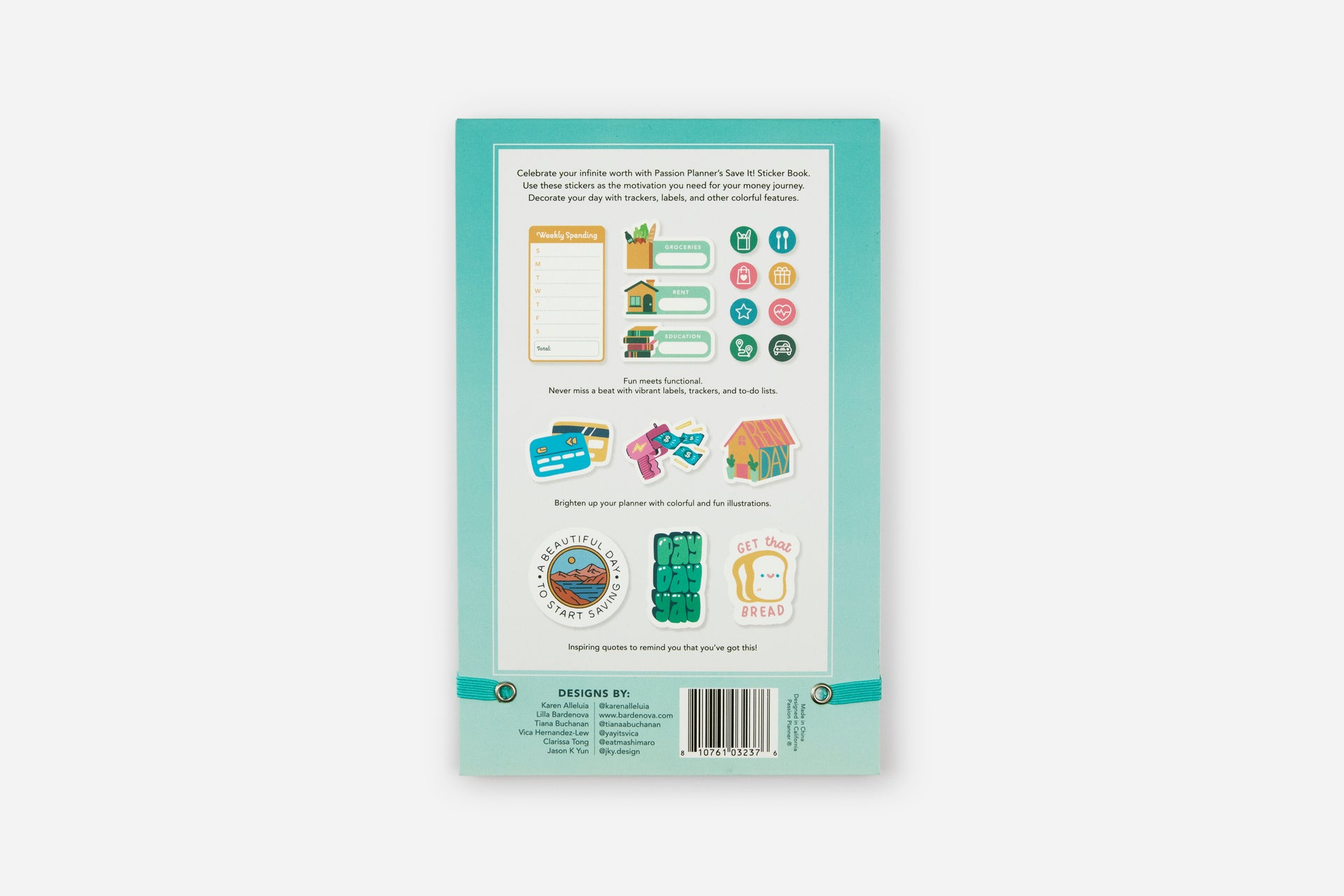 SAVE IT! Finance & Budgeting Sticker Book | Passion Planner