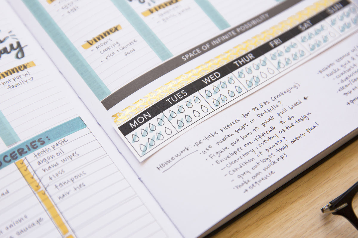 Water Tracker PDF | Free Printable | Passion Planner