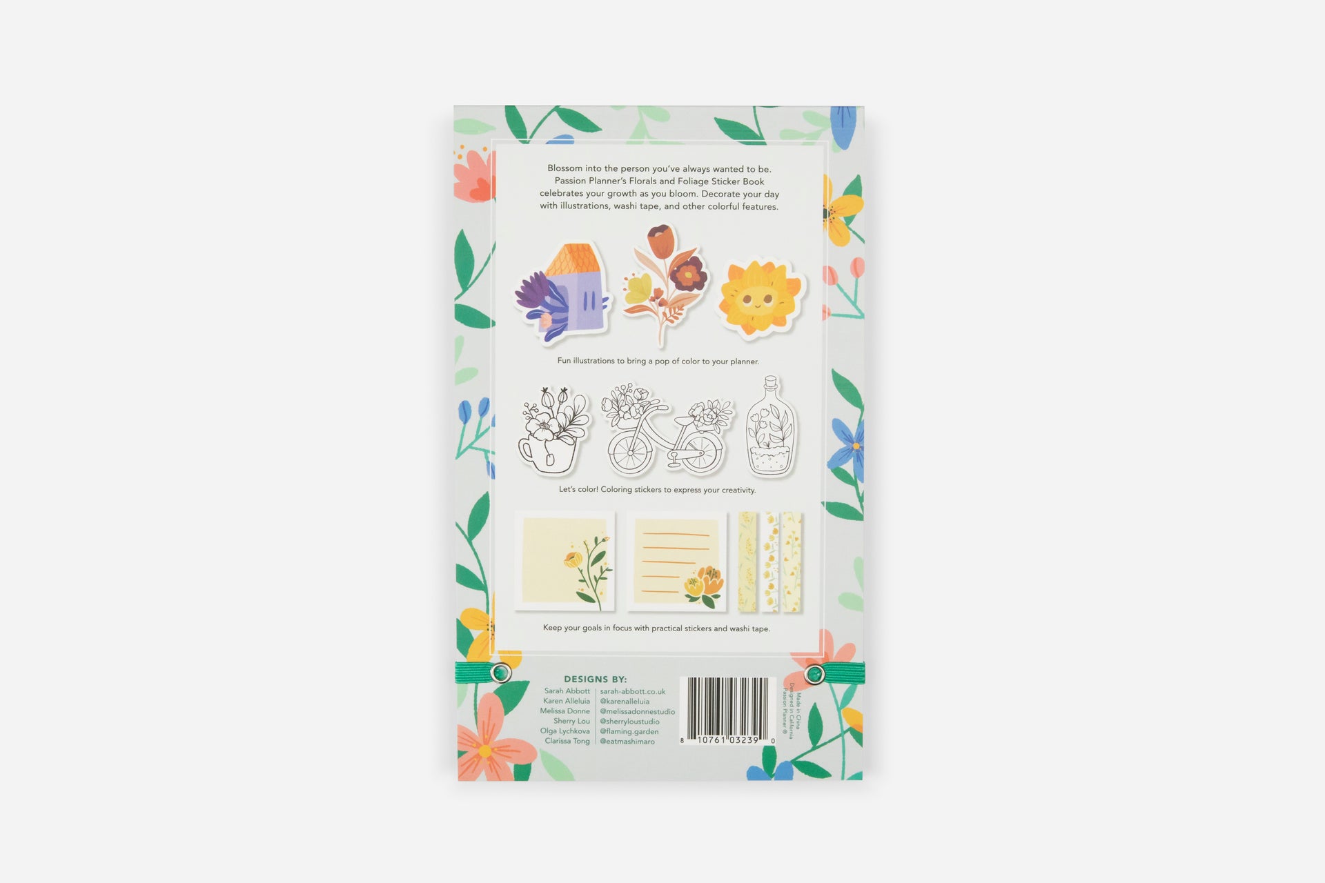 Florals and Foliage Stickerbook | Passion Planner