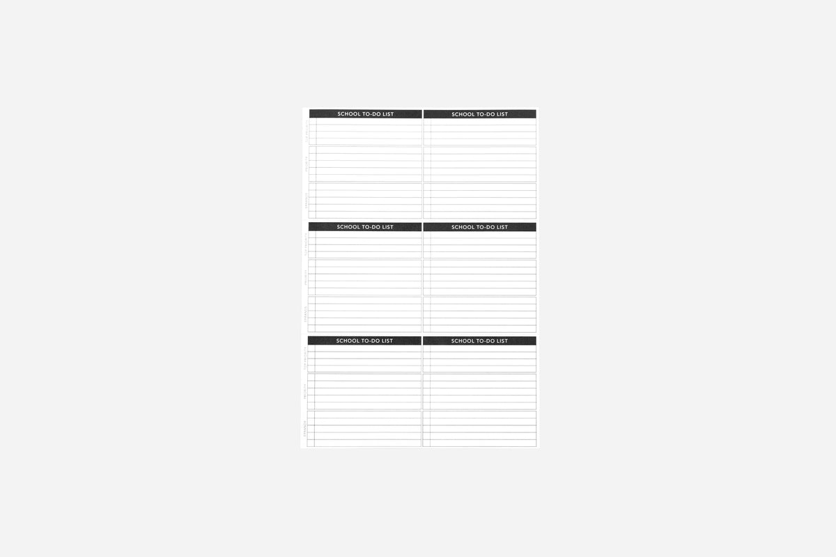 School To-Do List PDF | Free Printable | Passion Planner
