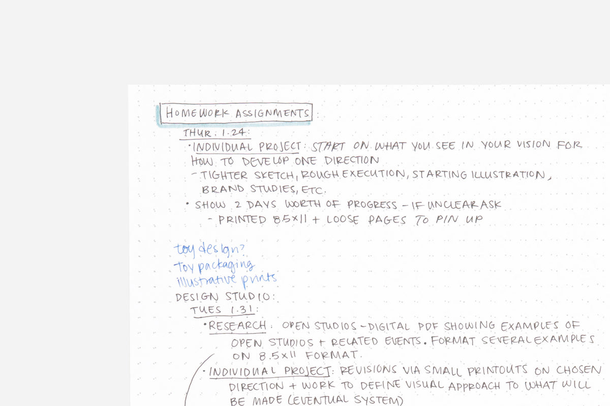 Dotted Page PDF | Free Printable | Passion Planner
