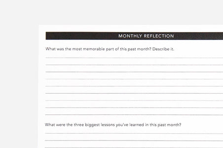 Monthly Reflection PDF | Free Printable | Passion Planner