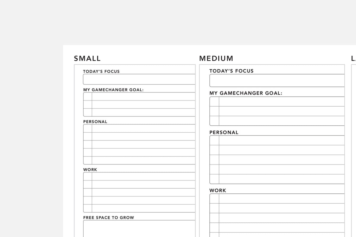 Handwriting Test Daily PDF | Free Printable | Passion Planner