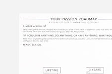 Passion Roadmap PDF | Free Printable | Passion Planner