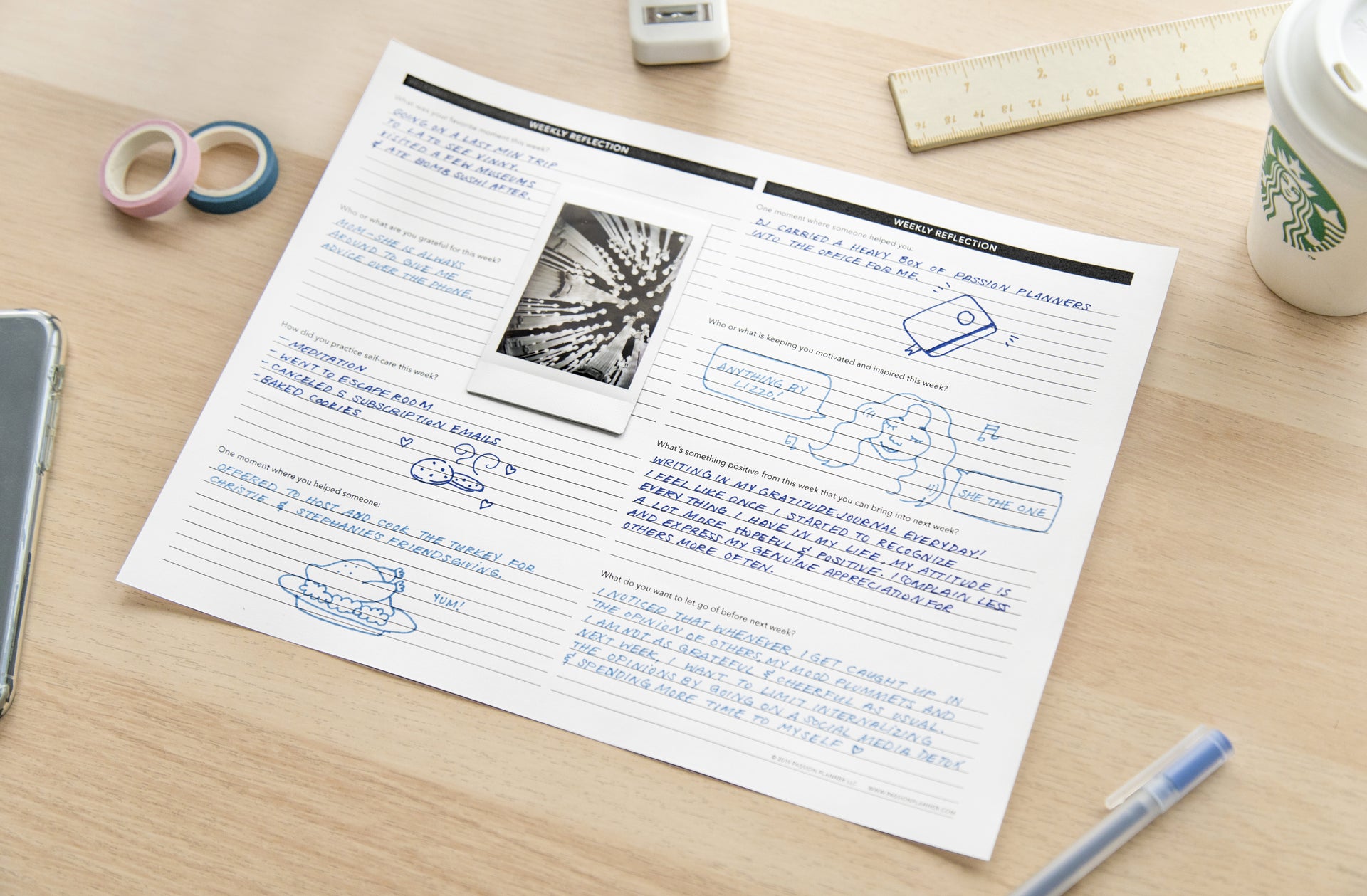 Weekly Reflection PDF | Free Printable | Passion Planner