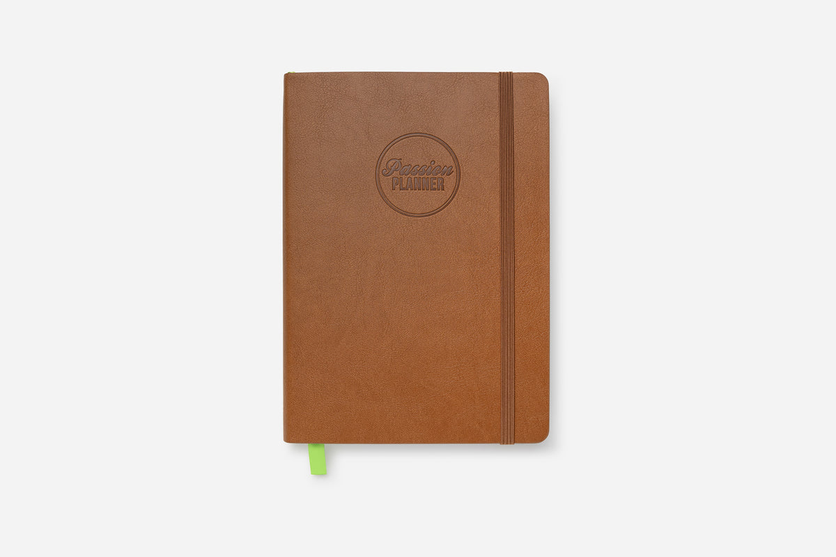 Daily Planner | Undated | Caramel Brown | Passion Planner