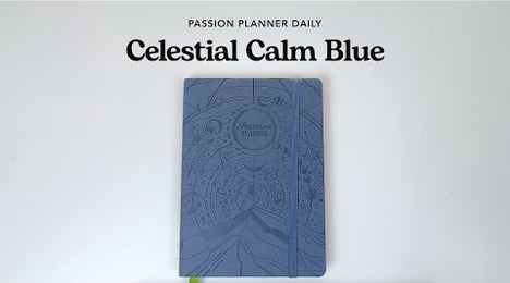 Daily Planner | Undated | Celestial Calm Blue | Passion Planner