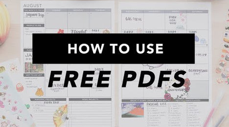 Monthly Tabs Guide | Free Printable | Passion Planner